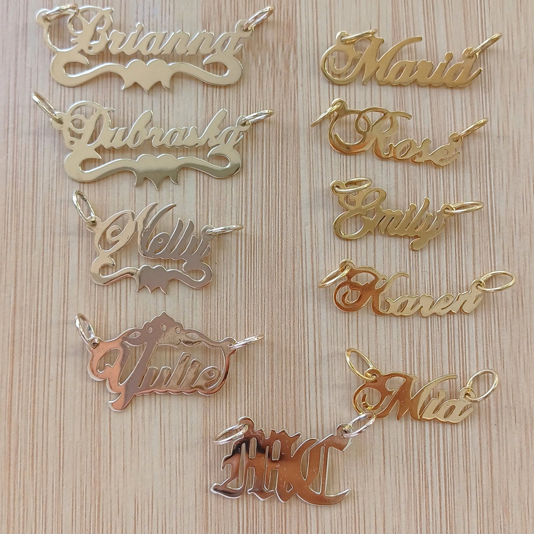Gold Names – GOODFELLA JEWELRY