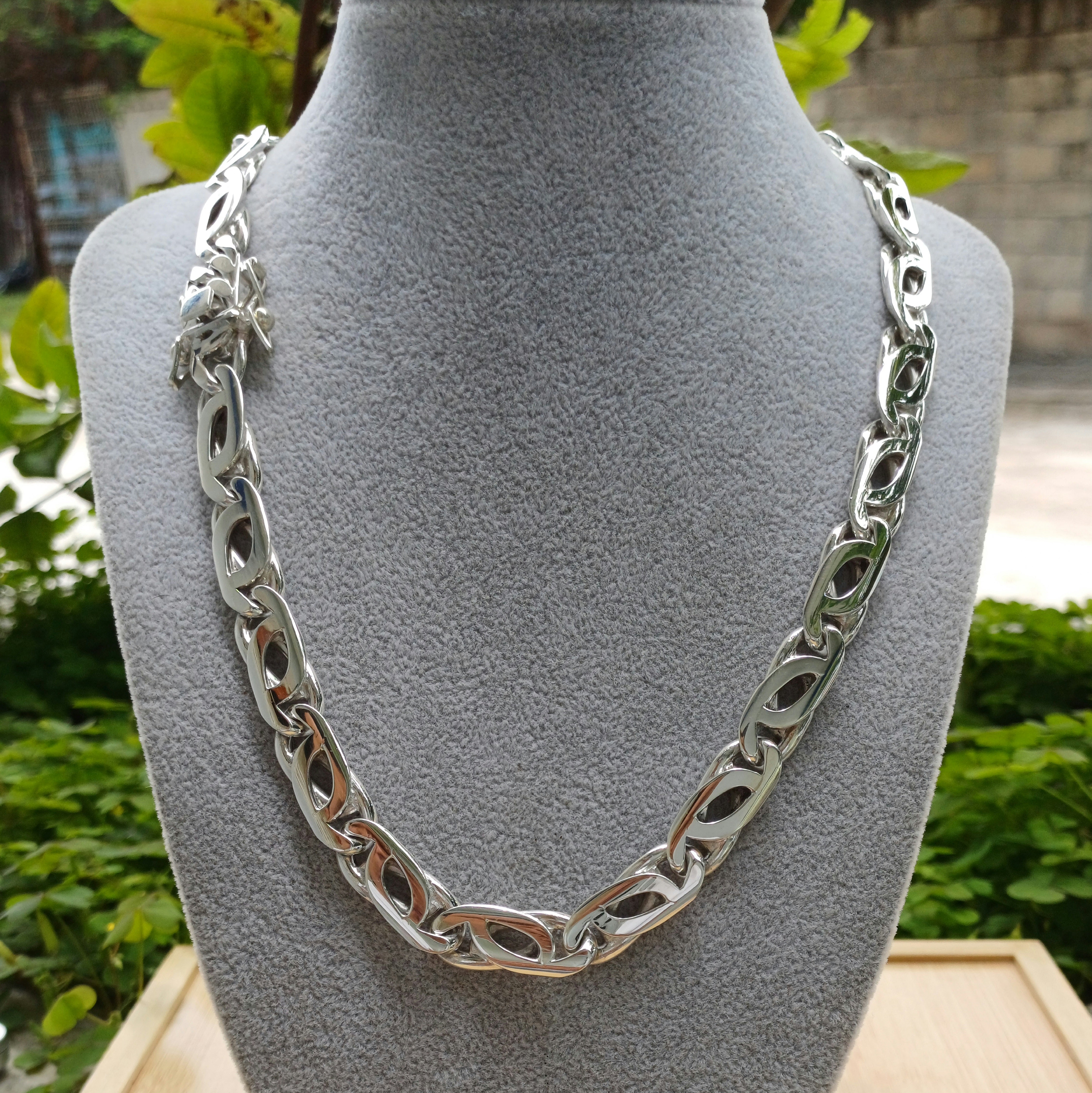 10MM Tiger Eye Link Chain – GOODFELLA JEWELRY