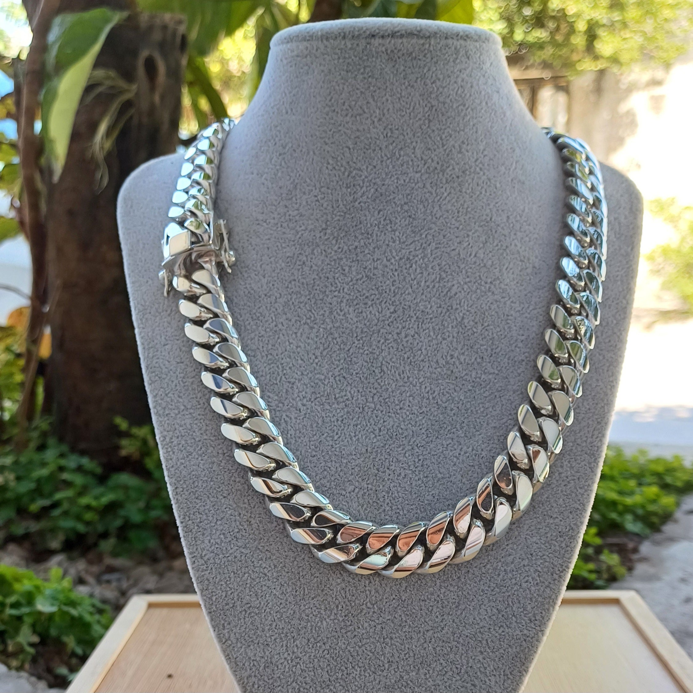 14MM Mexican Cuban Link Chain – GOODFELLA JEWELRY
